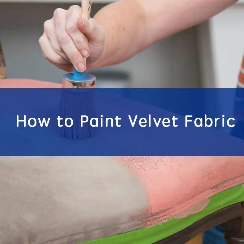 How to Paint Velvet Fabric and Keep It Soft